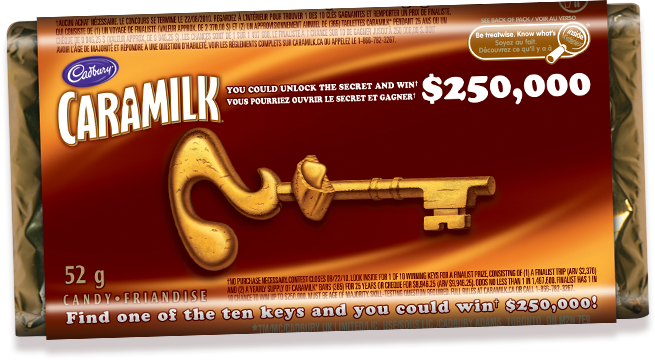 Win $250,000 – Caramilk Golden Key Contest - Free Stuff Finder Canada