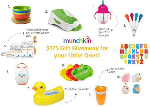Win $175 in Free Munchkin Products for Your Little Ones - Free Stuff ...