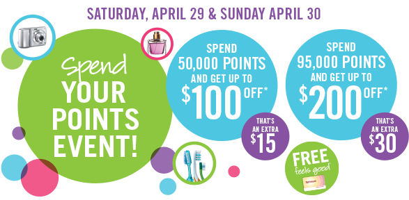 Shoppers Spend Your Points Event - Free Stuff Finder Canada